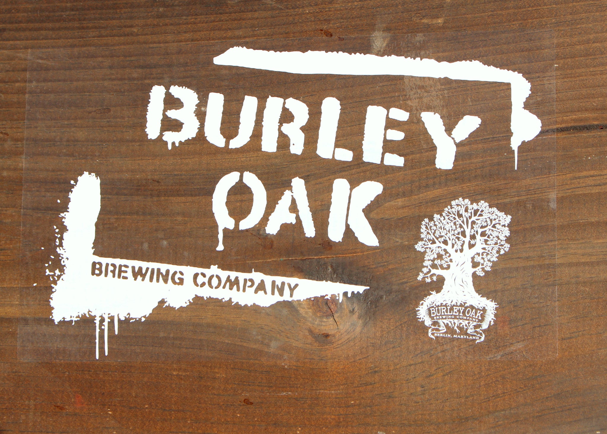 Large Stencil Sticker – Burley Apparel Company